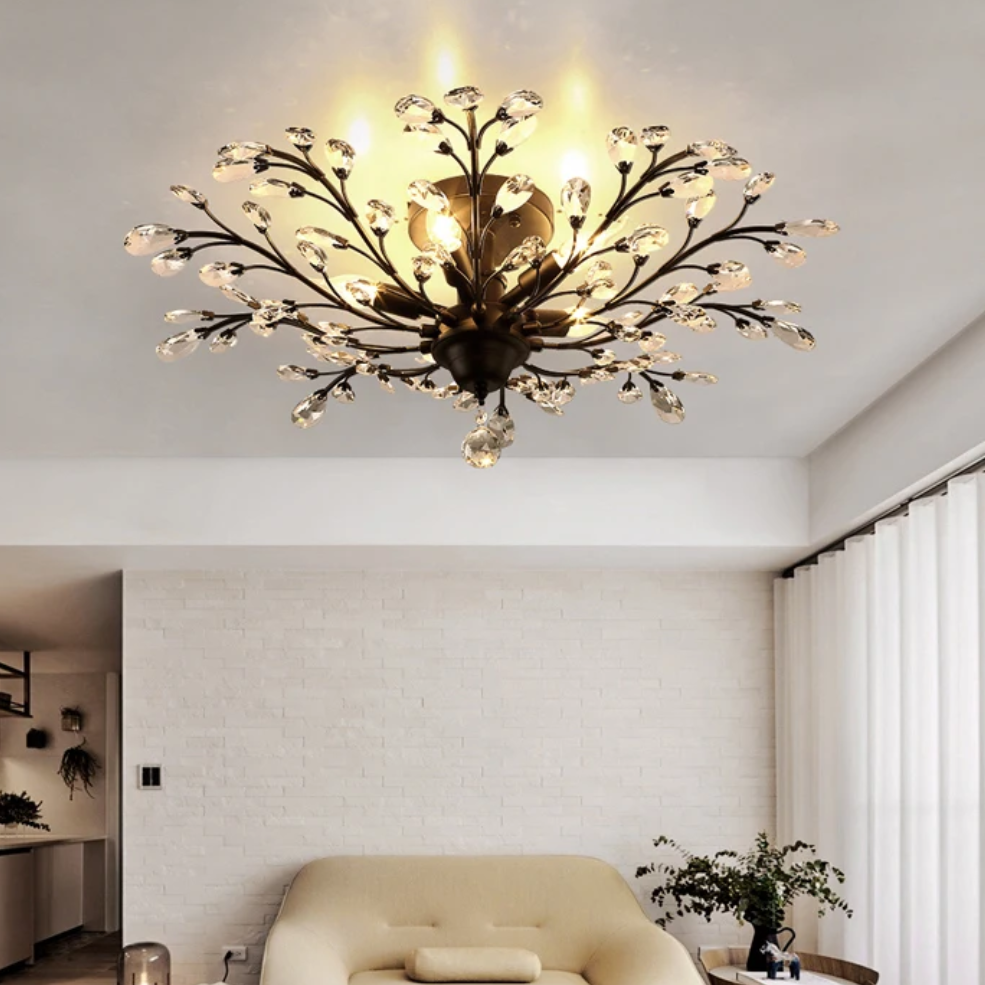 Shine Radiant Crystal Ceiling Light l Corazon Living