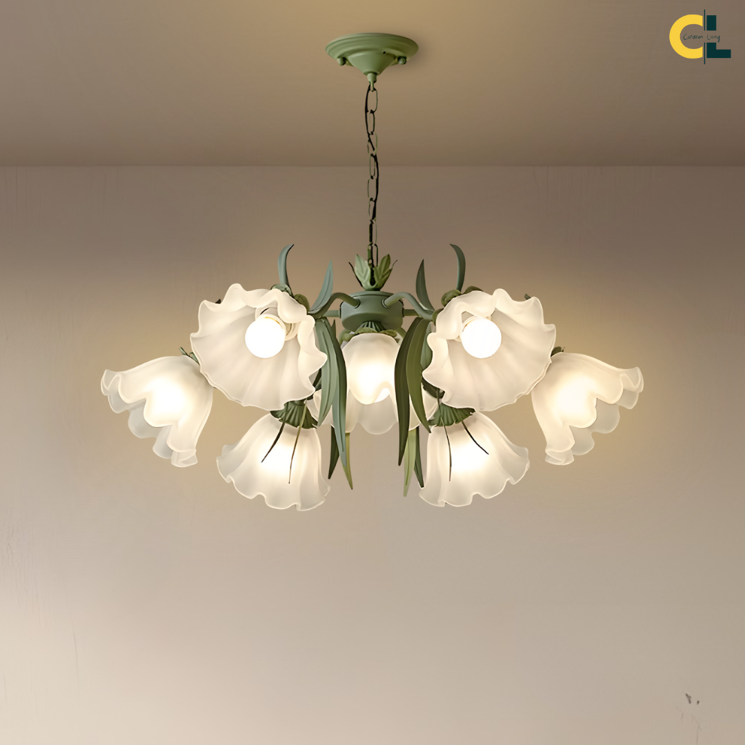 Valenne Lily Metal and LED Chandelier l Corazon Living