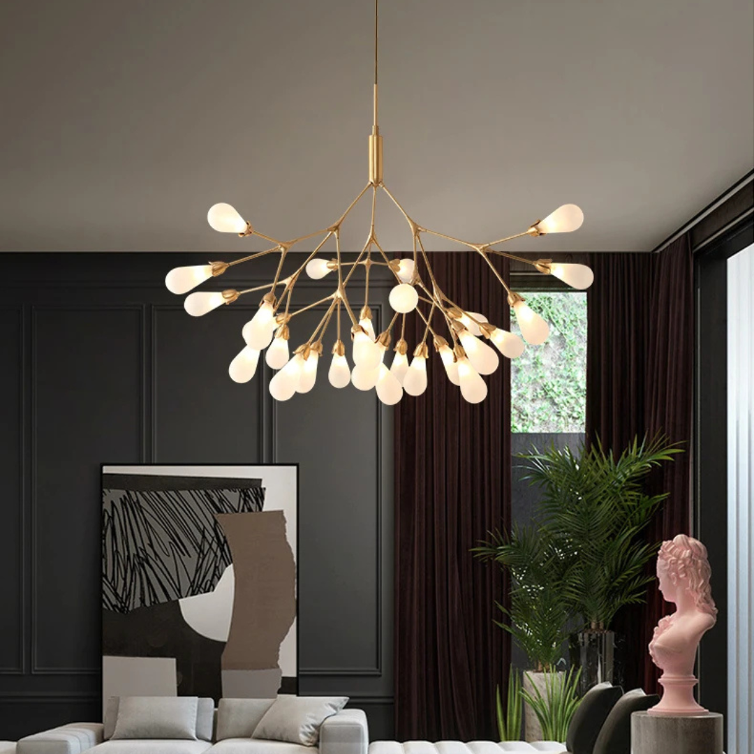 Pearlight Post Modern Glass LED Chandelier l Corazon Living
