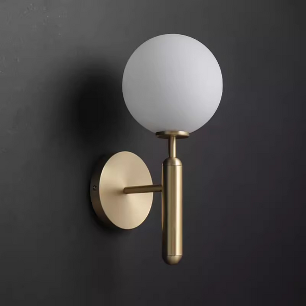 Zen Elegant Frosted Glass Wall Light | Corazon Living